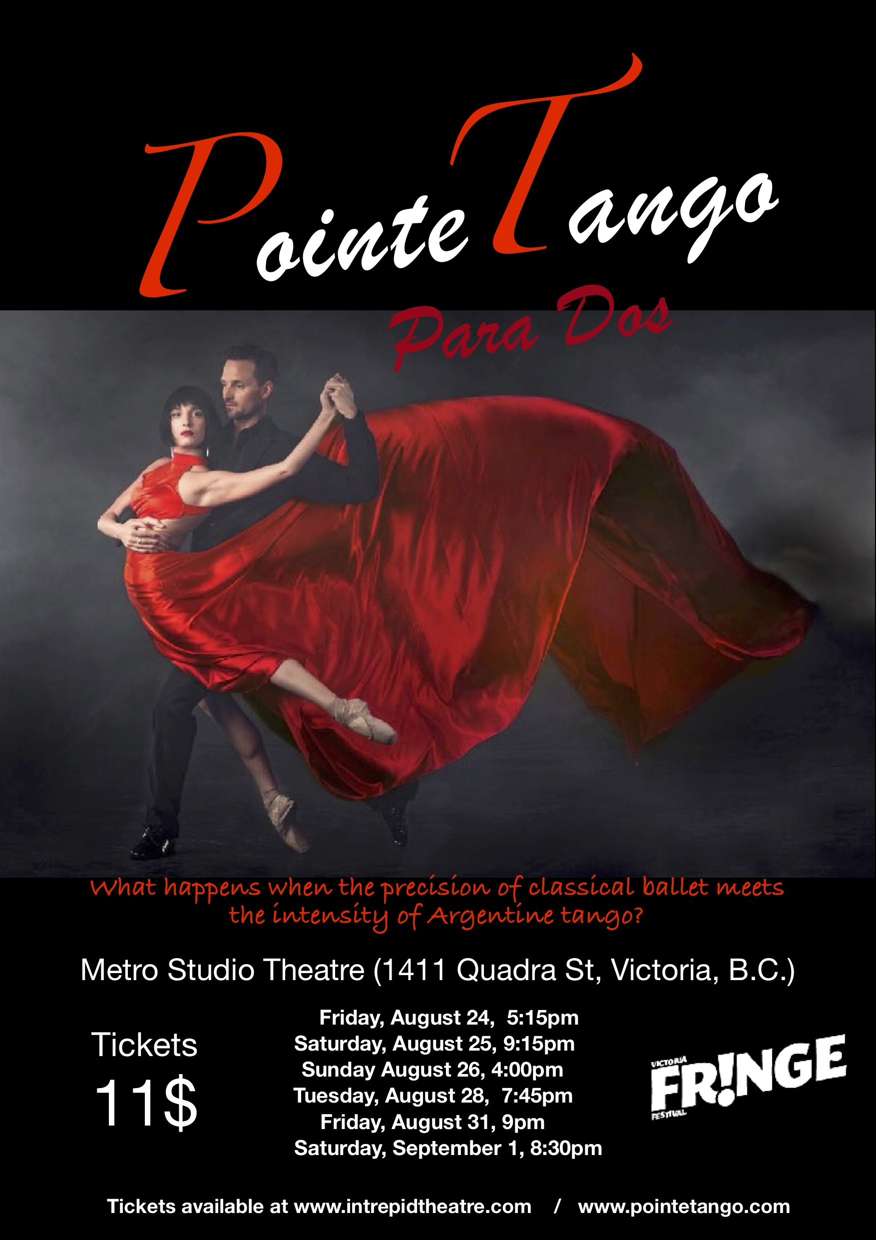 Victoria Fringe Festival – PointeTango Dance Company