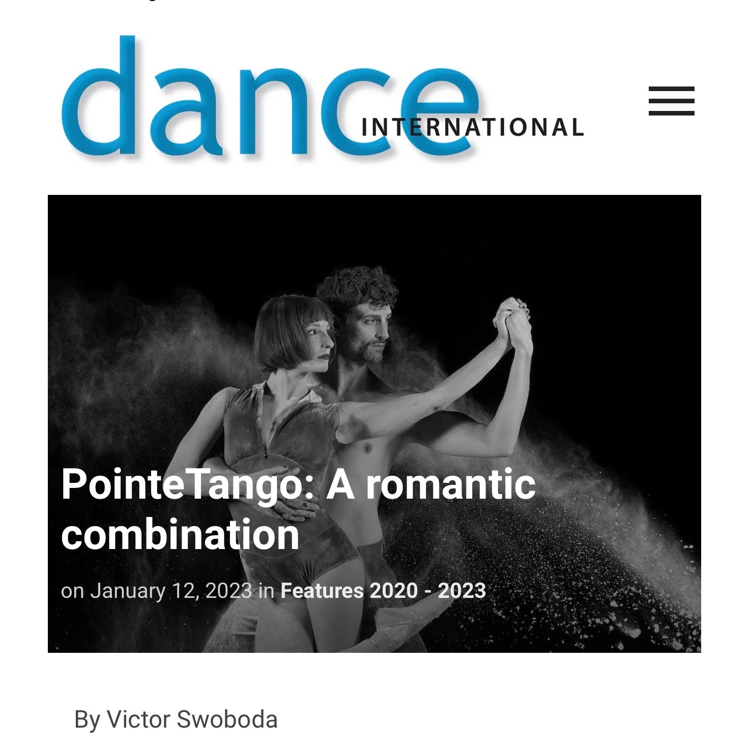 PointeTango Dance Company – Contemporary Dance Company